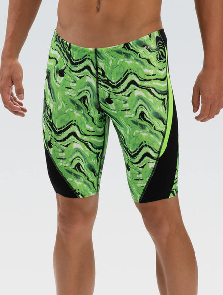 Reliance Men's Blaze Green Color Block Jammer – Dolfin Swimwear