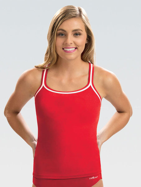 Women's Red Tankini Top : 6584C-250 – Dolfin Swimwear