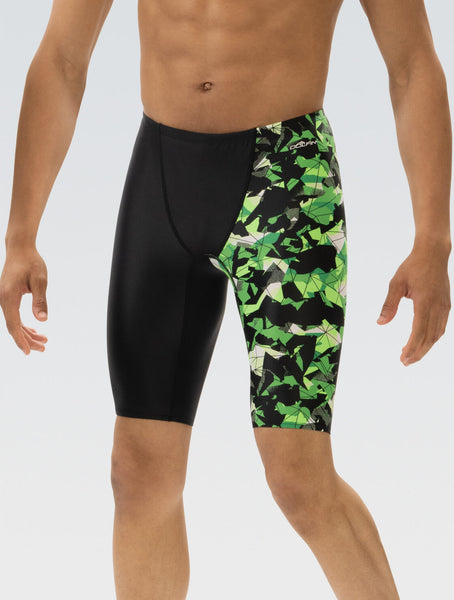 XtraSleek Men's Implode Green Asymmetrical Jammer : 8D31-C12 – Dolfin ...