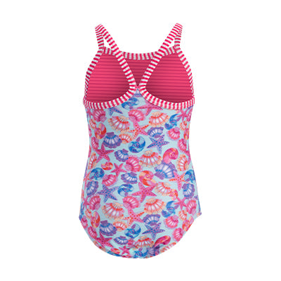 Little Dolfin Girls' By the Sea One Piece Swimsuit – Dolfin Swimwear